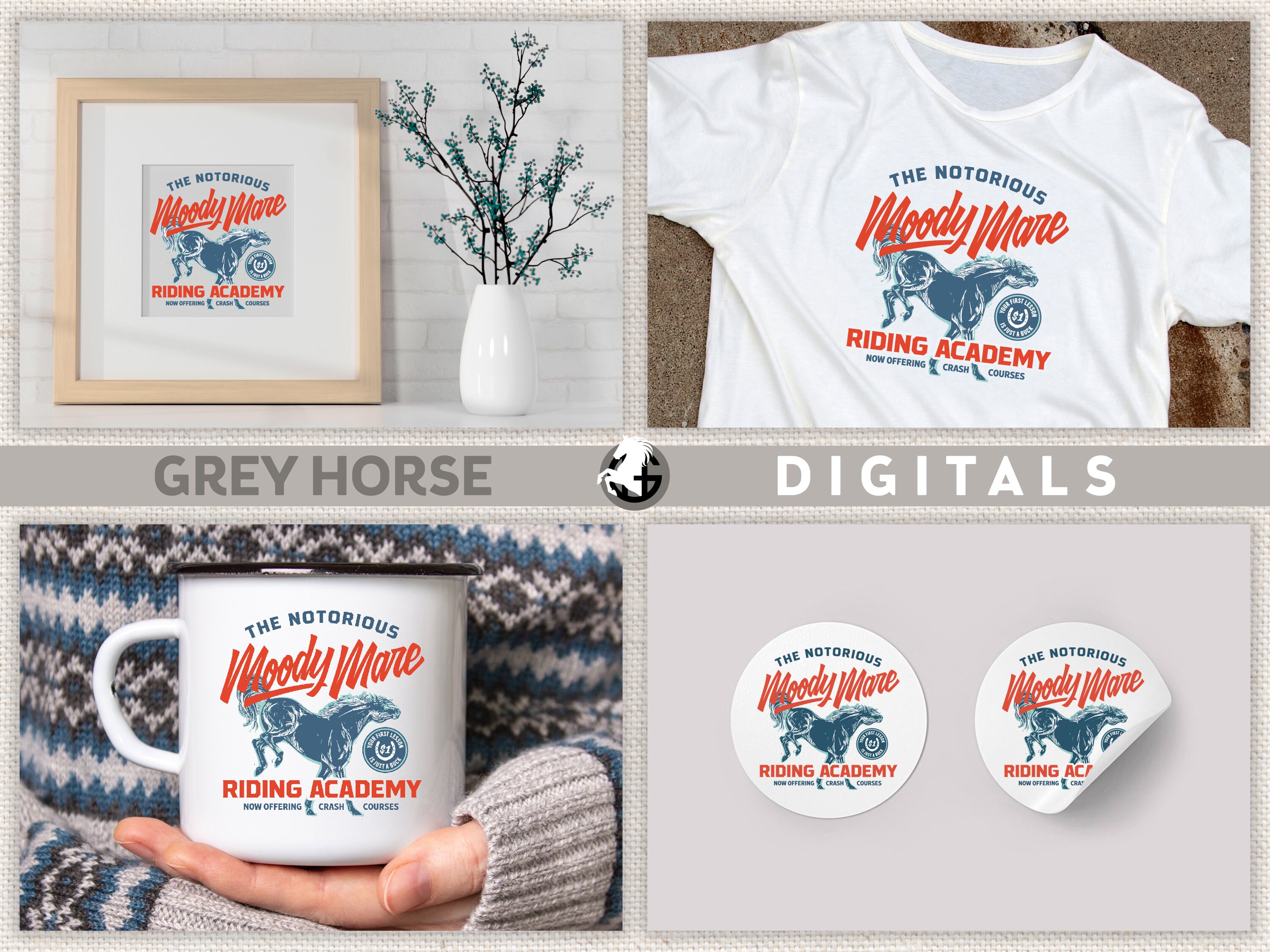 Moody Mare GHD43, Eps, Ai, Psd, Png, Vector, Horse, Mare, Clipart ...