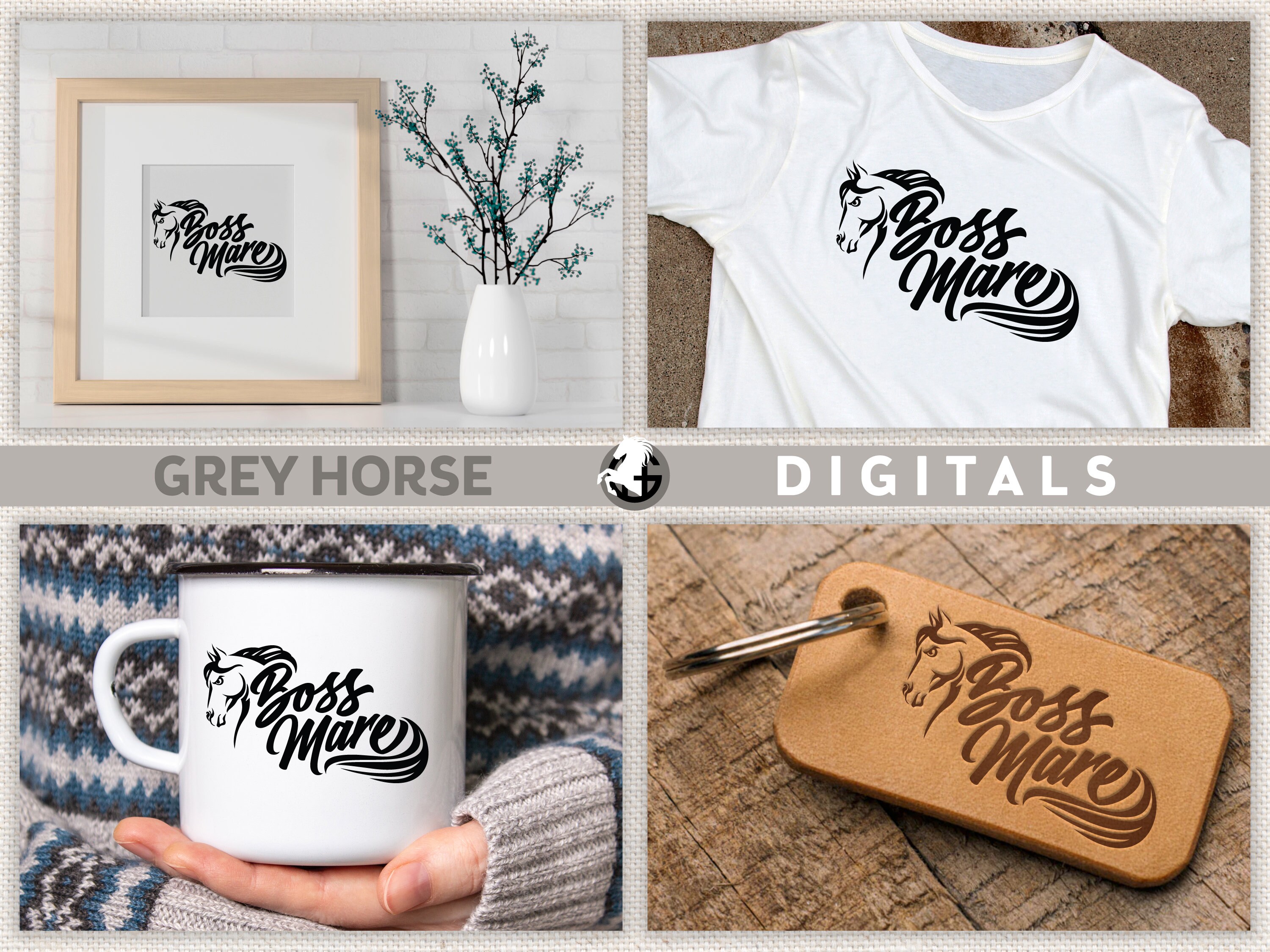Boss Mare GHD11, Svg, Dfx, Png, Eps, Vector, Horse, Mare, Transparent ...