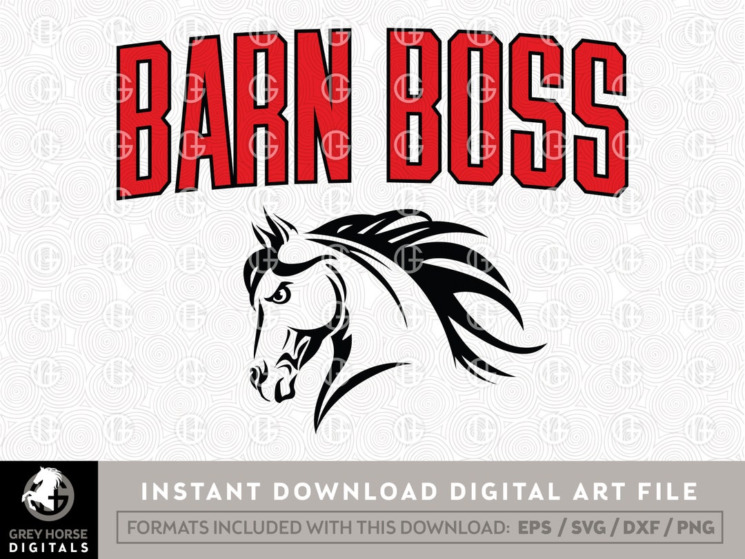 Barn Boss GHD18, Svg, Dfx, Png, Eps, Vector, Transparent Background ...