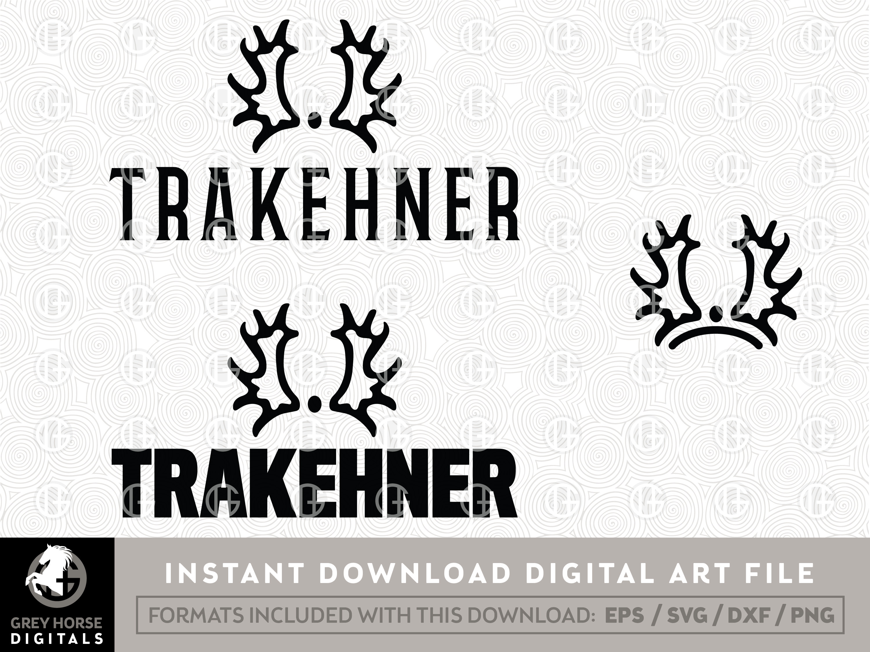 Trakehner Brand GHD28, Svg, Dfx, Png, Eps, Vector, Transparent ...