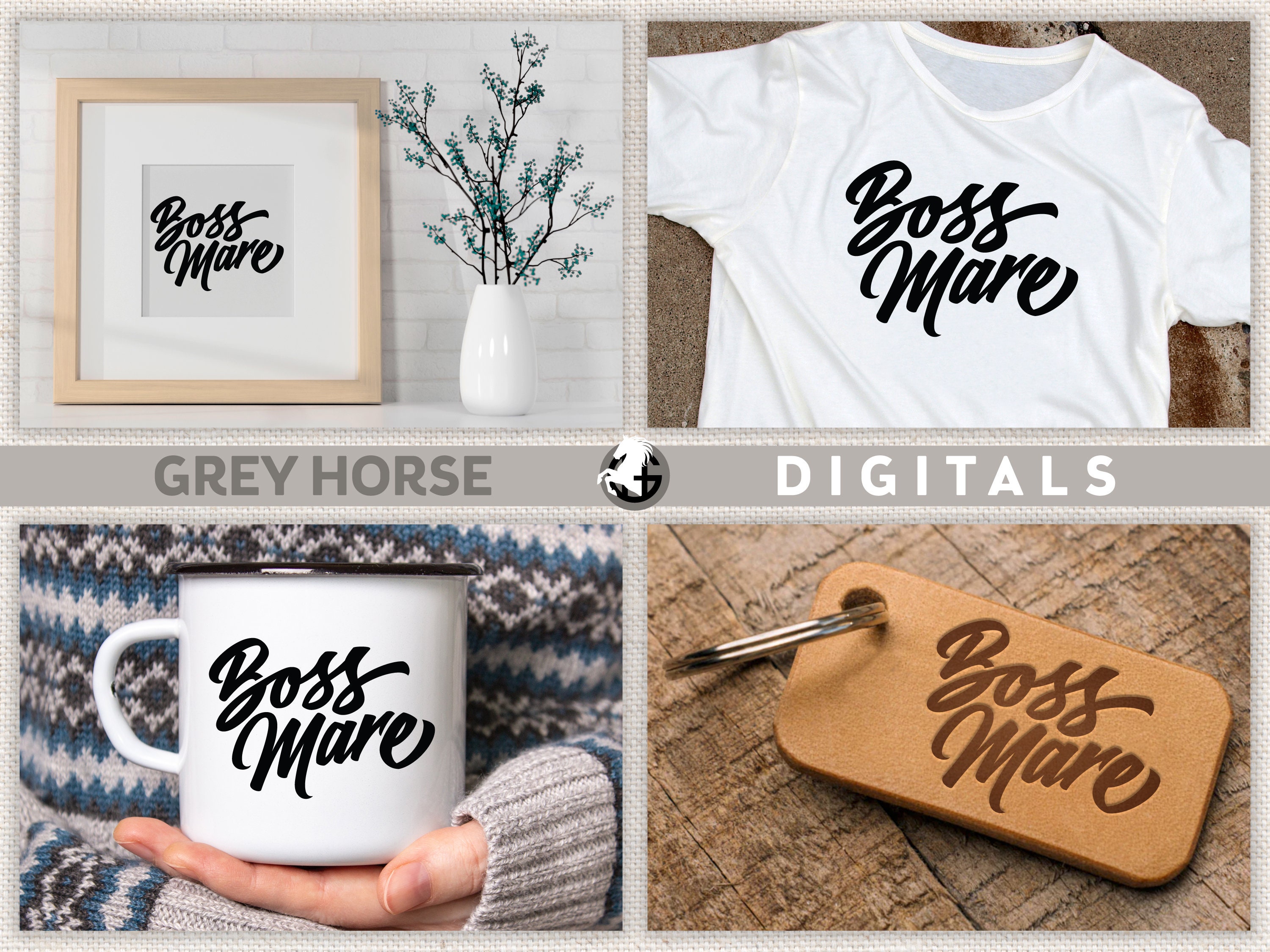 Boss Mare GHD12, Svg, Dfx, Png, Eps, Horse, Vector, Transparent ...