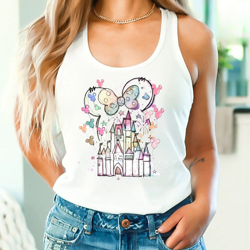 Watercolor Animals Tank Top - Etsy