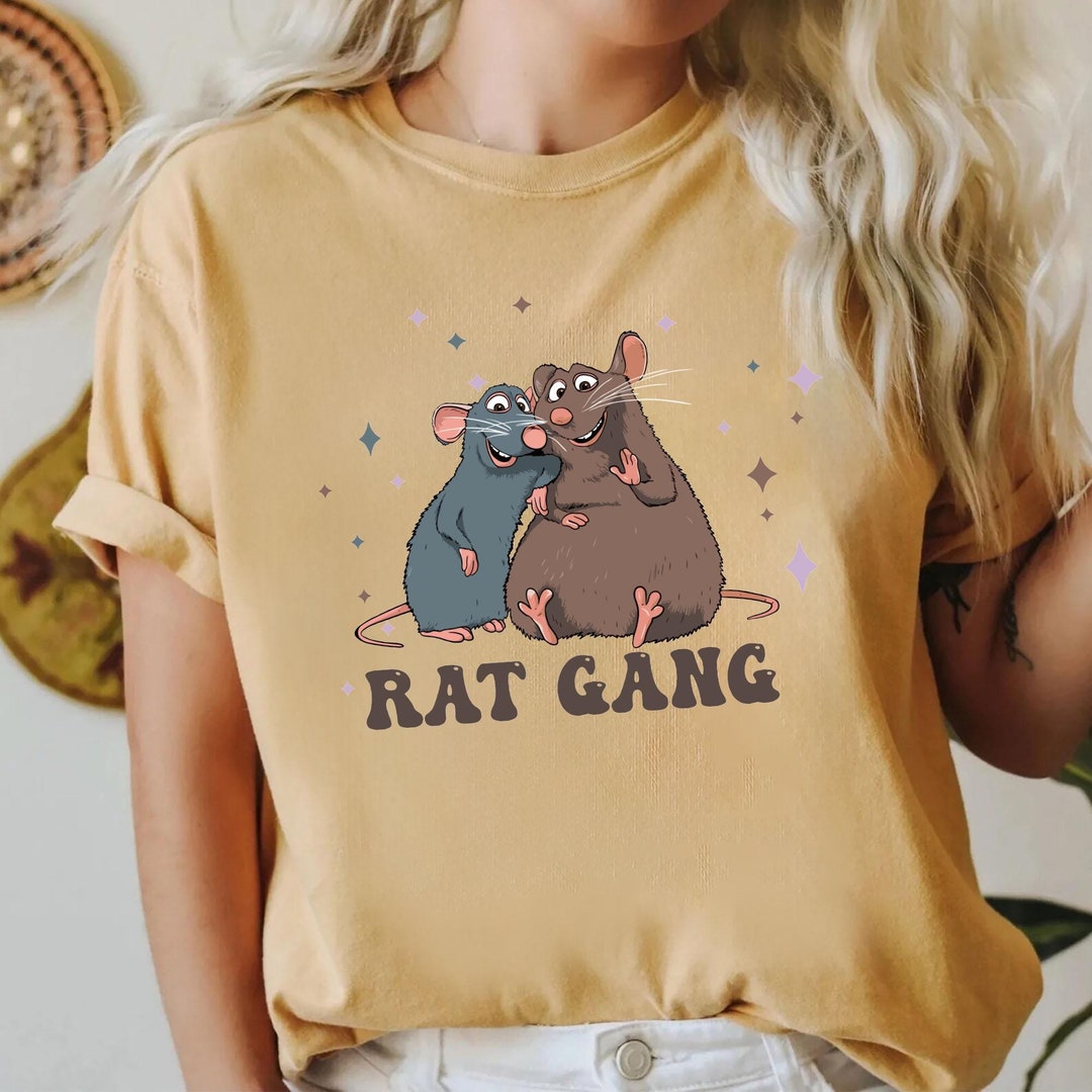 Ratatouille Remy and Emile Rat Gang Shirt Anyone Can Cook Tee Family ...