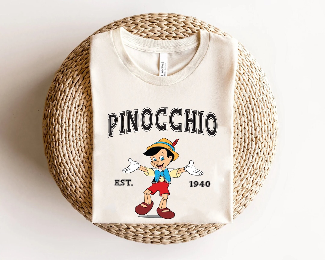 Pinocchio Shirt, Disneyland Shirt, Disneyworld Shirt, Unisex Disneyland ...