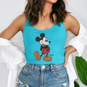 Disney Classic Mickey Mouse Pose Tank Top, Mickey Tank, Disneyland ...