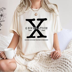 Comfort Colors® Gen X Colors Tshirt Generation X T-shirt Gen X Tshirt ...
