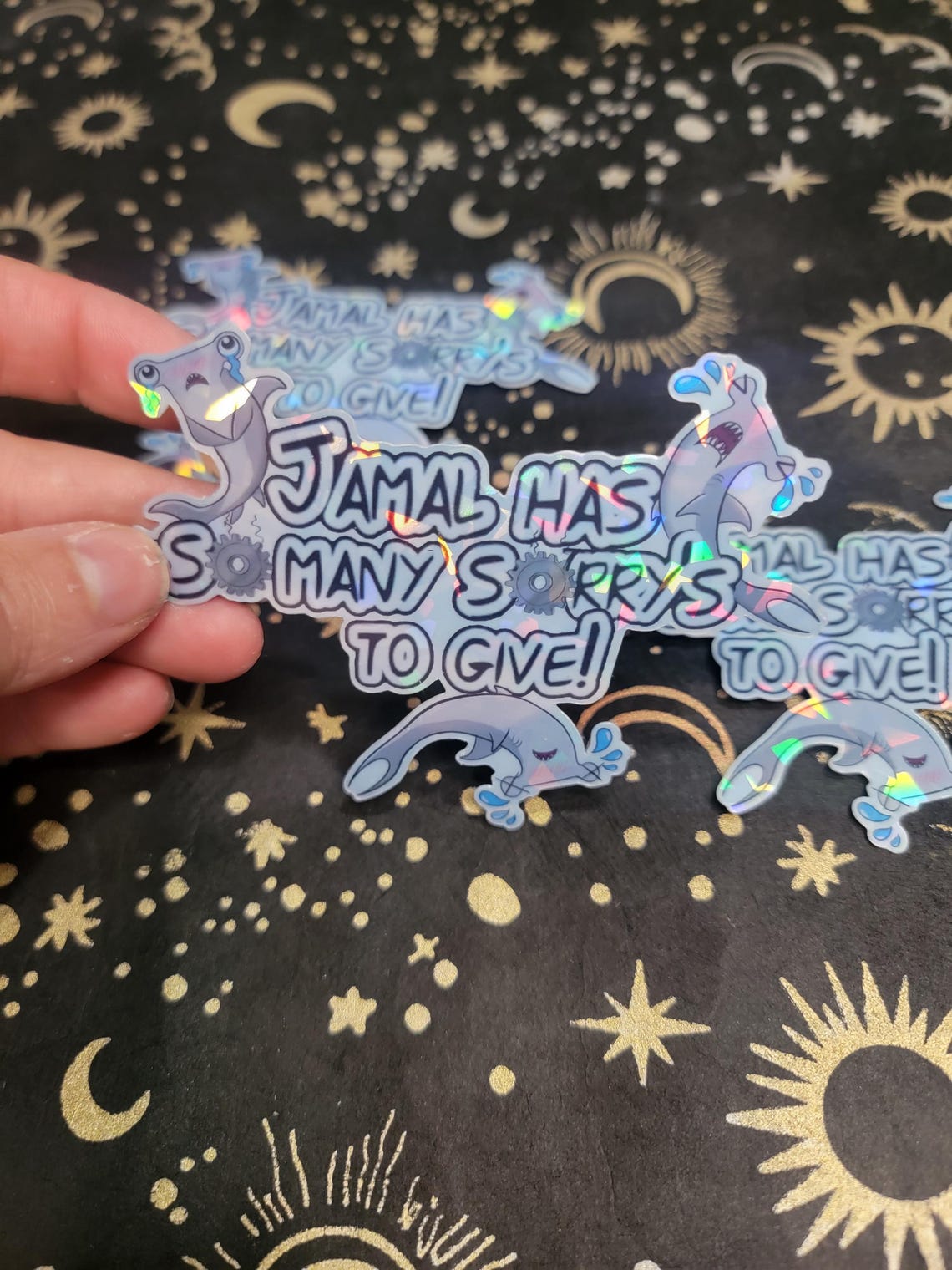 Jamal! so Many Sorrys to Give! Holographic Vinyl Sticker Dungeon ...