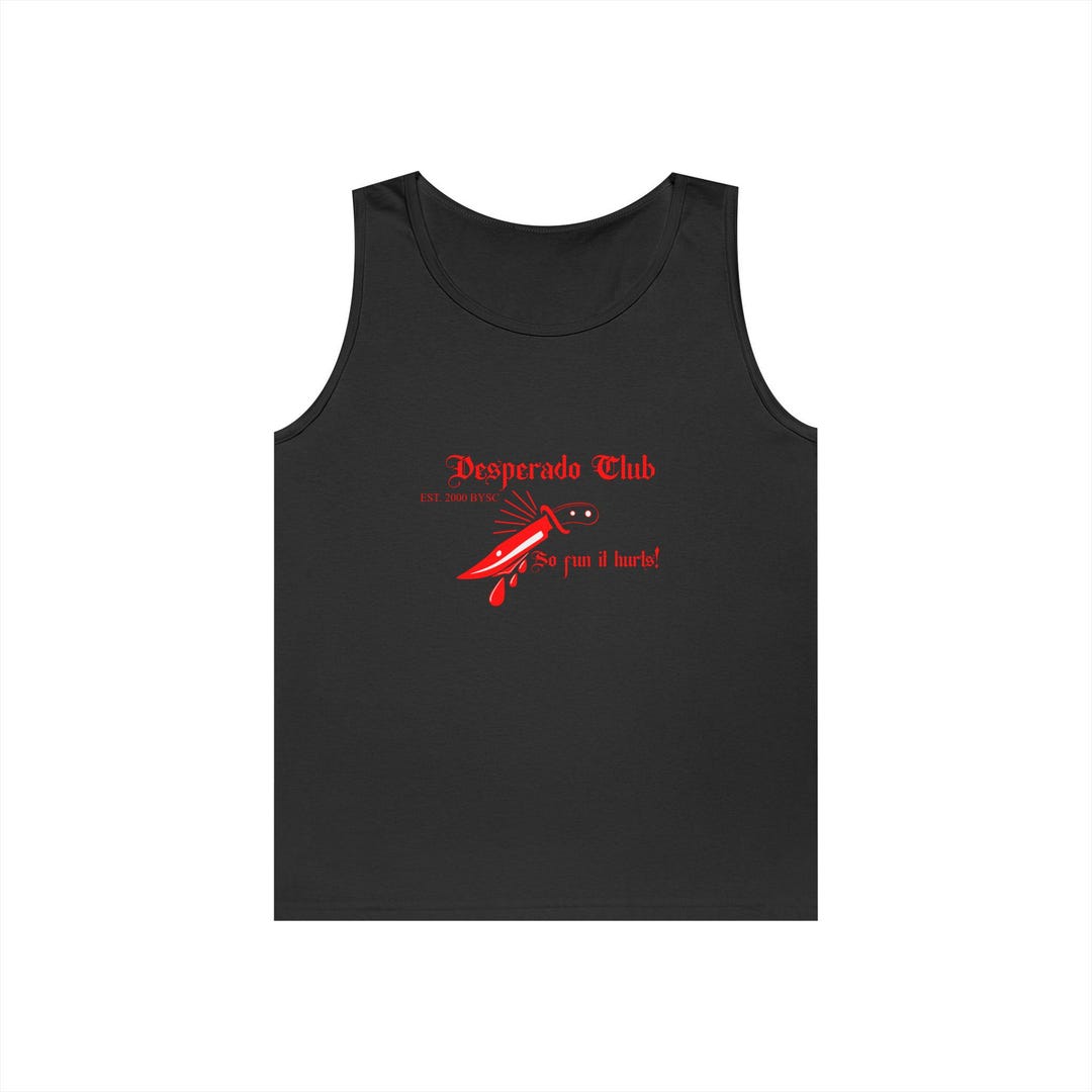 Club Desperado Tank Top | Dungeon Crawler Carl | 'so Fun It Hurts' Black - Etsy