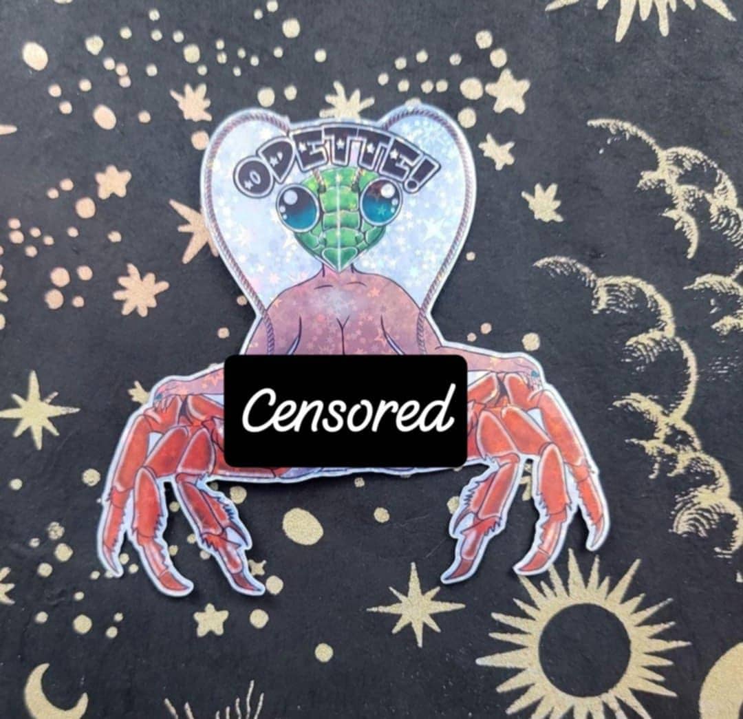 Odette Crabtaur Holographic Sticker - Dungeon Crawler Carl Fan Art - Etsy