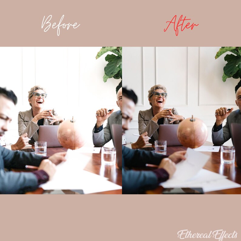 100+ Business Lightroom Presets Mobile & Desktop Corporate Headshot ...