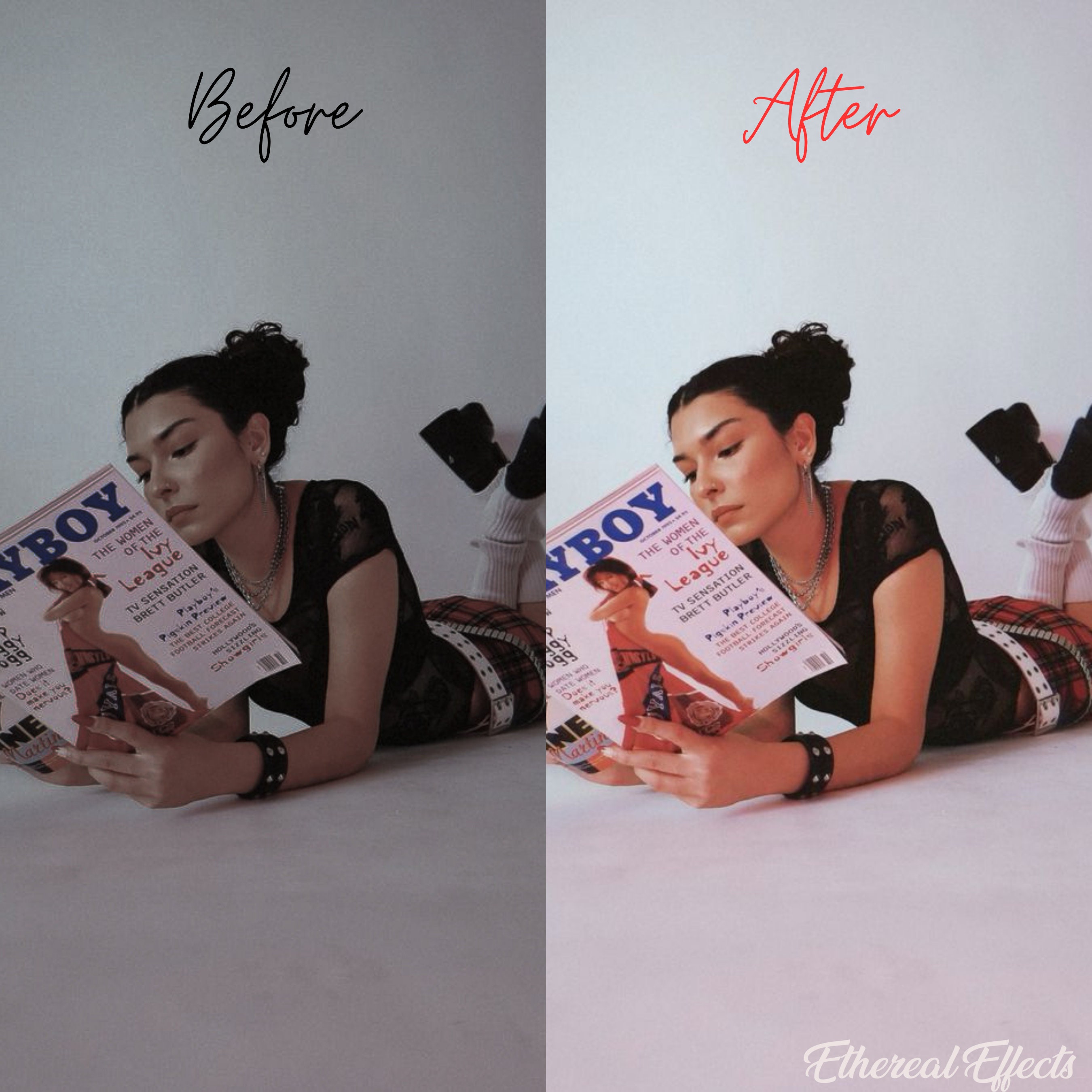 200+ Y2K Magazine Lightroom Mobile Presets 2000s Retro Aesthetic ...