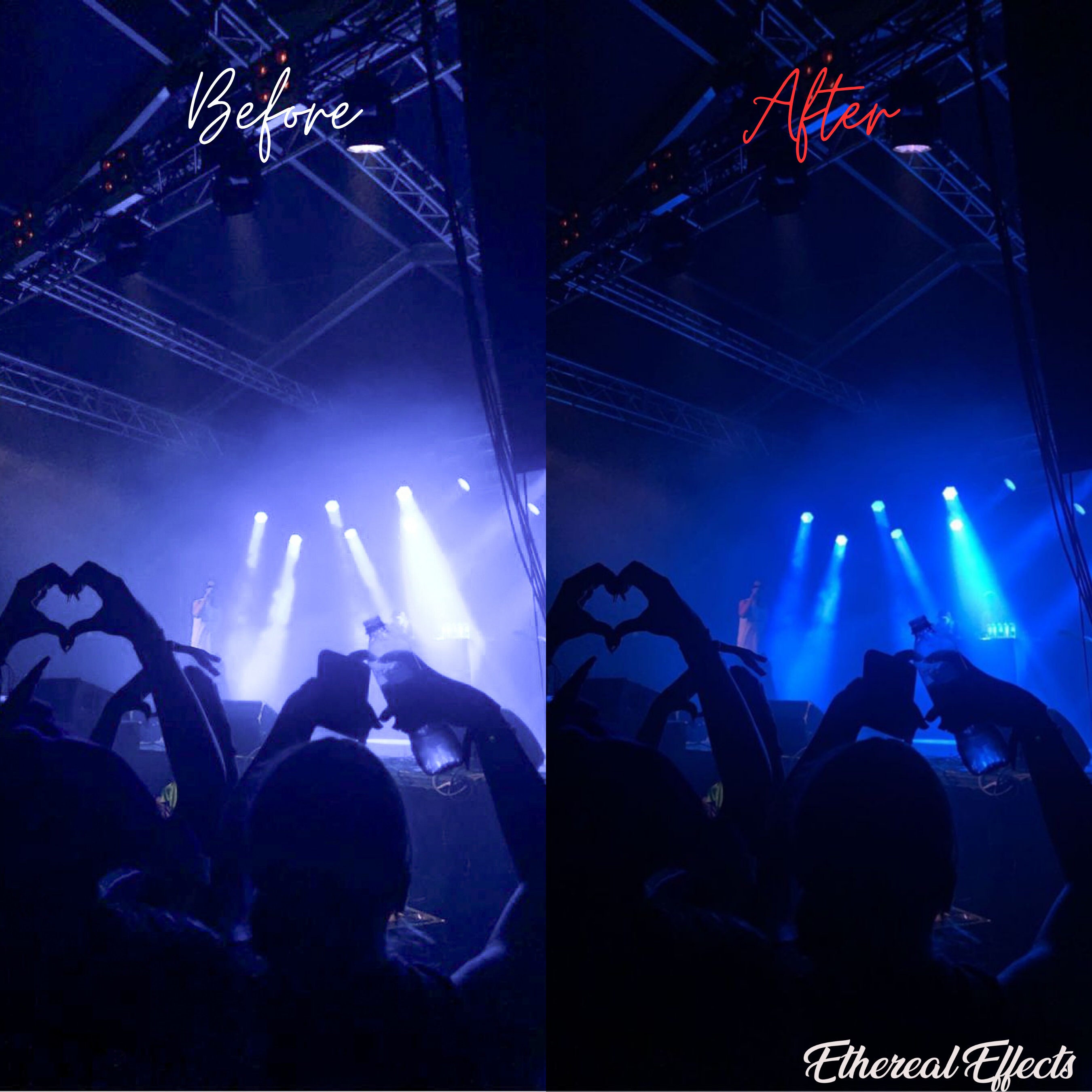 100+ BEST Concert Lightroom Presets Mobile & Desktop Night Club Live ...