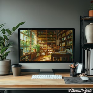 Studio Ghibli Inspired Desktop Laptop Phone Wallpaper MacBook Anime ...