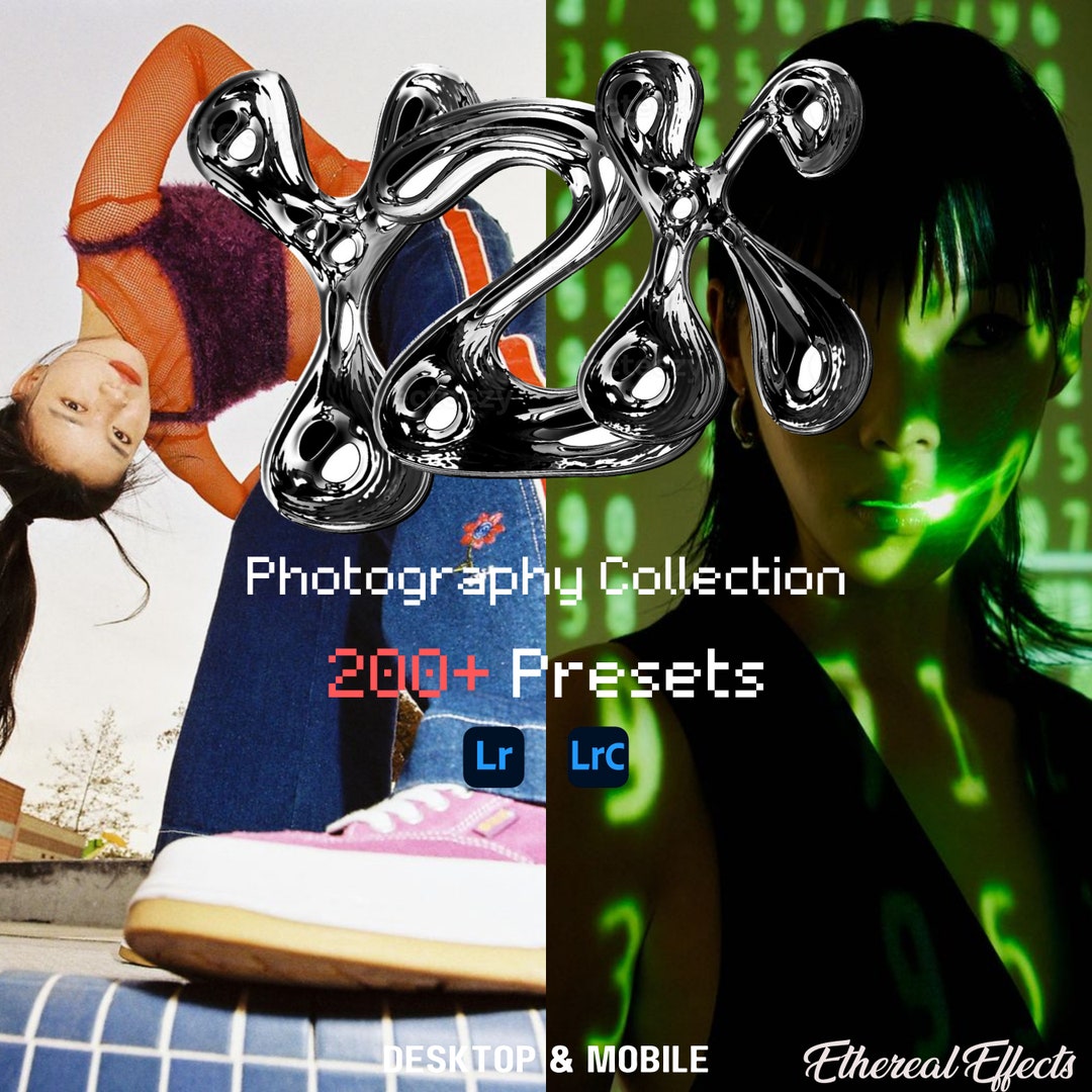 200+ Y2K Magazine Lightroom Mobile Presets 2000s Retro Aesthetic ...