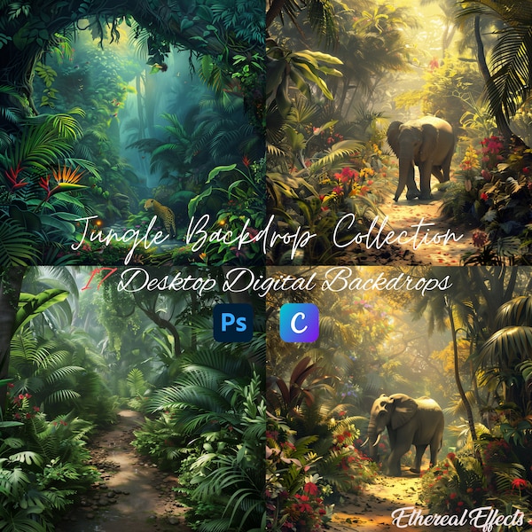 Jungle Backdrop - Etsy