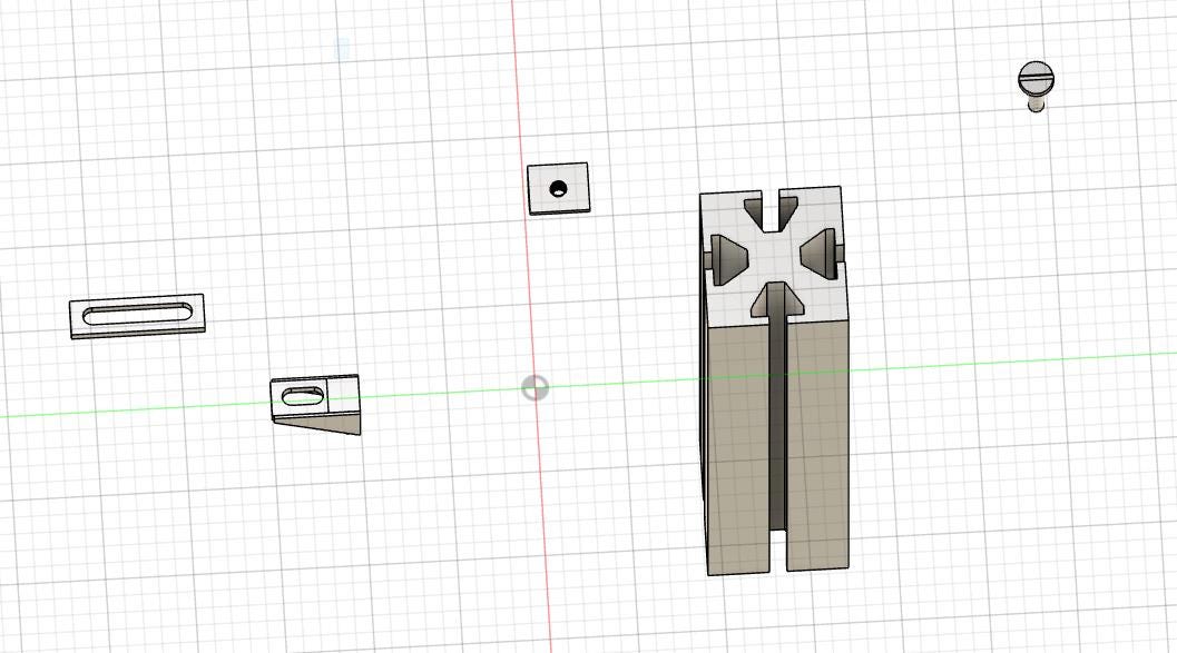 3D Printer Extrusion Beam CAD File Kit: DIY Components (digital ...