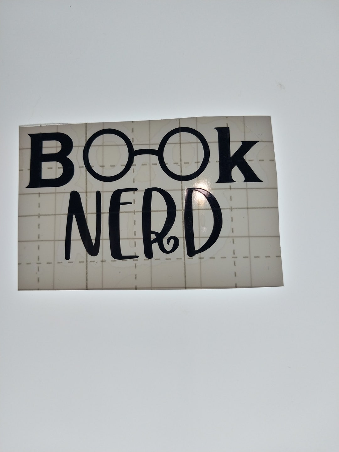 Book Nerd Decal- Black - Etsy