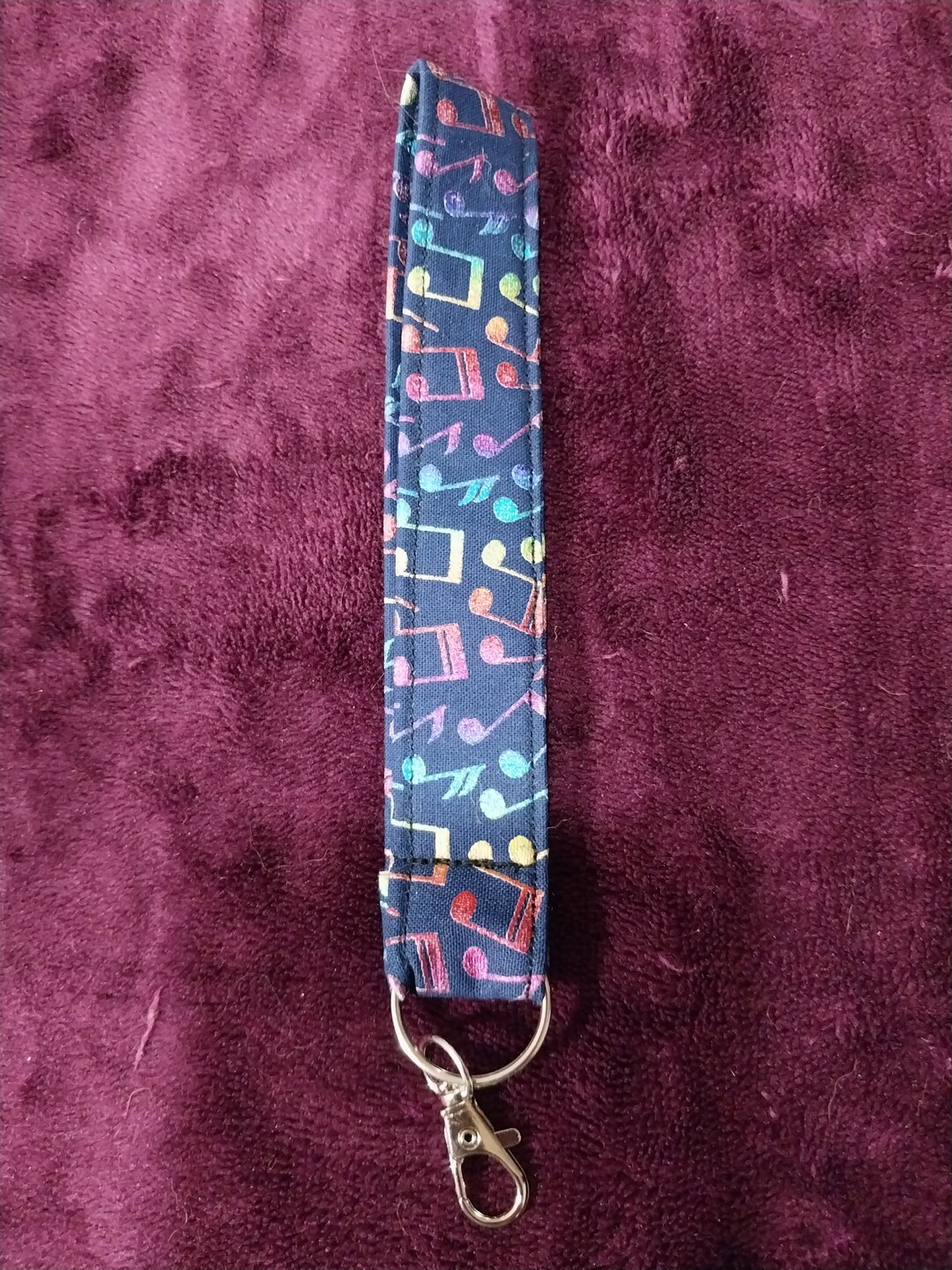 Small Rainbow Music Notes Lanyard - Etsy