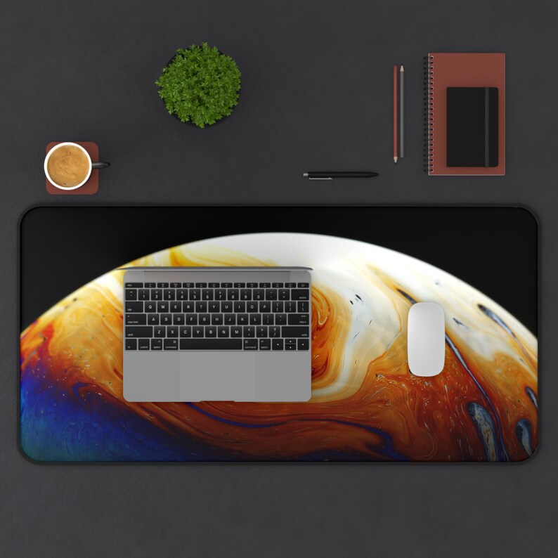 Desk Mat Cosmic Elegance 15.5in 31in Premium Quality Office Accessory ...