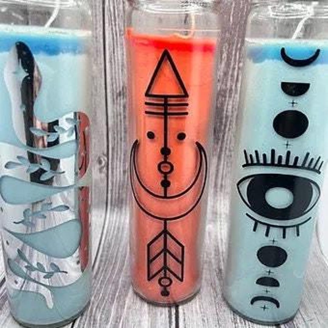 Customized 7 Day Altar Candle - Custom Spiritual Ritual Candle - Etsy