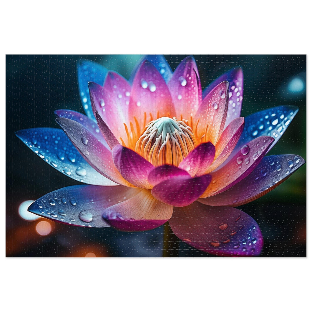 Lotus Flower Jigsaw Puzzle 252, 500,1000-piece - Etsy