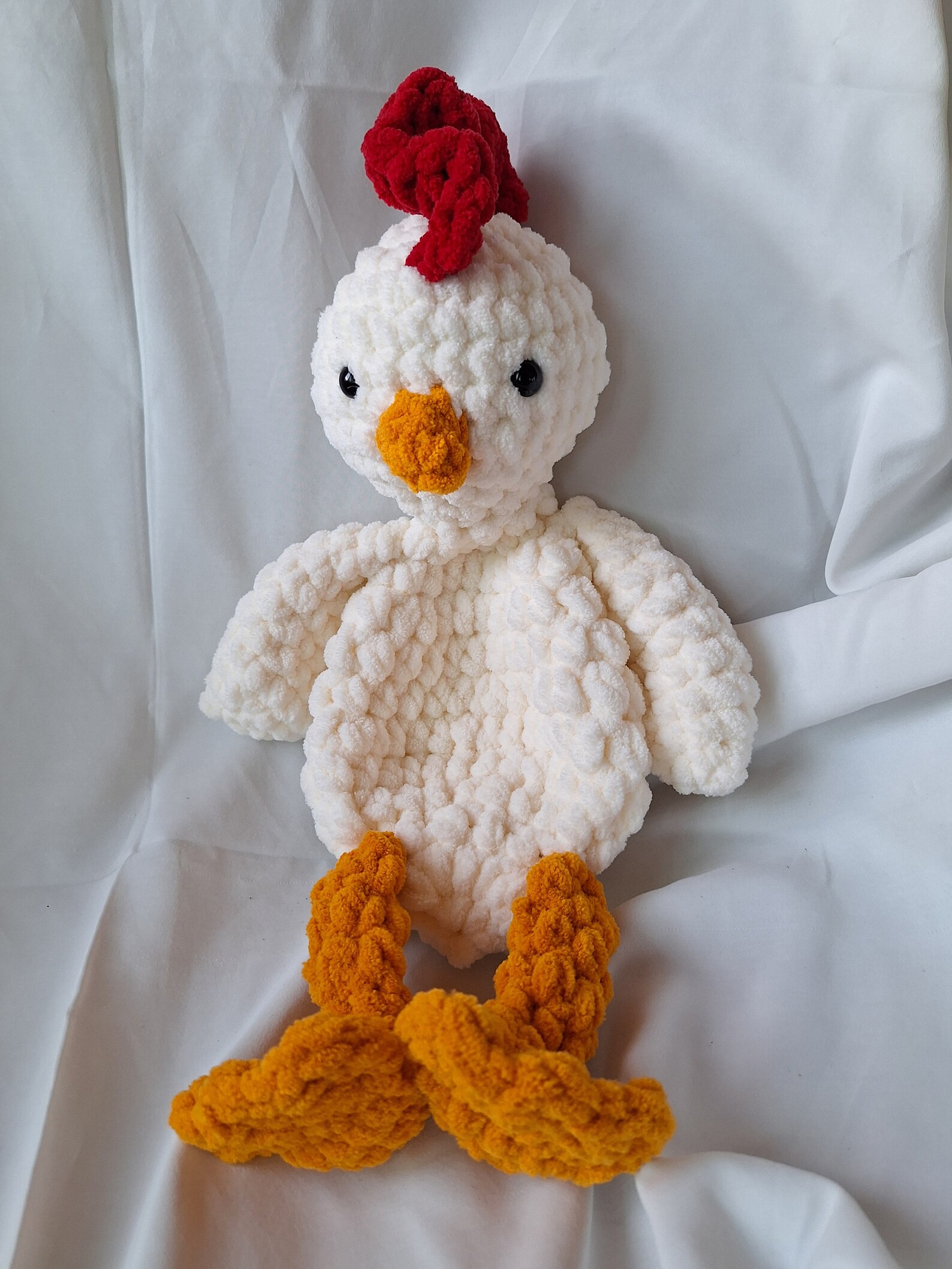 Crochet Chicken Snuggler, Crochet Chicken Animal Lovey - Etsy