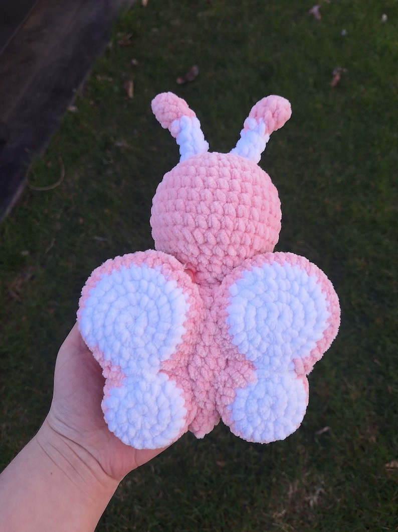 Crochet Butterfly Plushie, Amigurumi Butterfly, Stuffed Animal ...