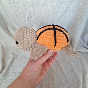 Crochet Basketball Turtle, Basketball Turtle, Stuffed Basketball Turtle ...