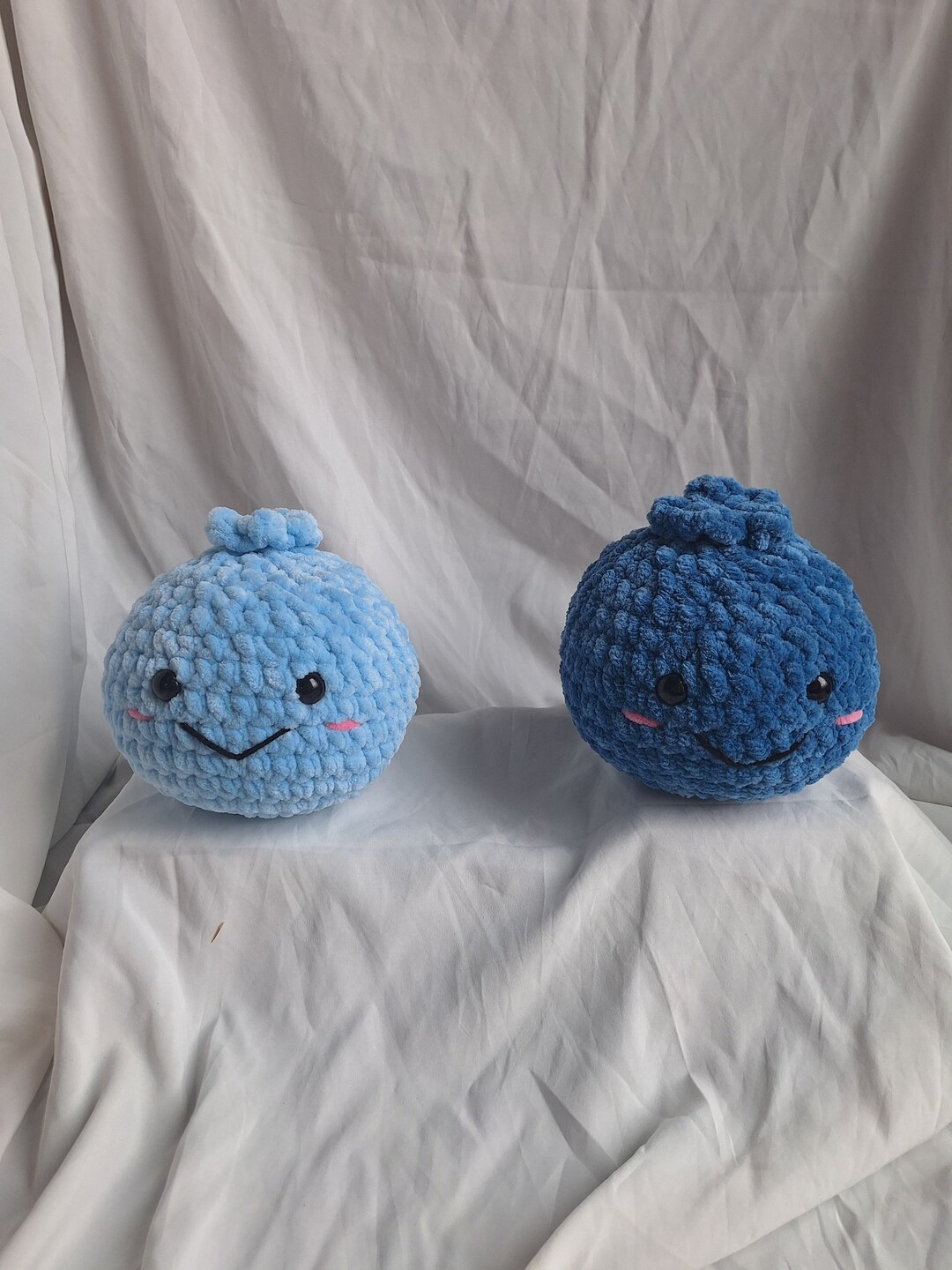Crochet Jumbo Blueberry Plushie, Crochet Amigurumi Jumbo Blueberry ...