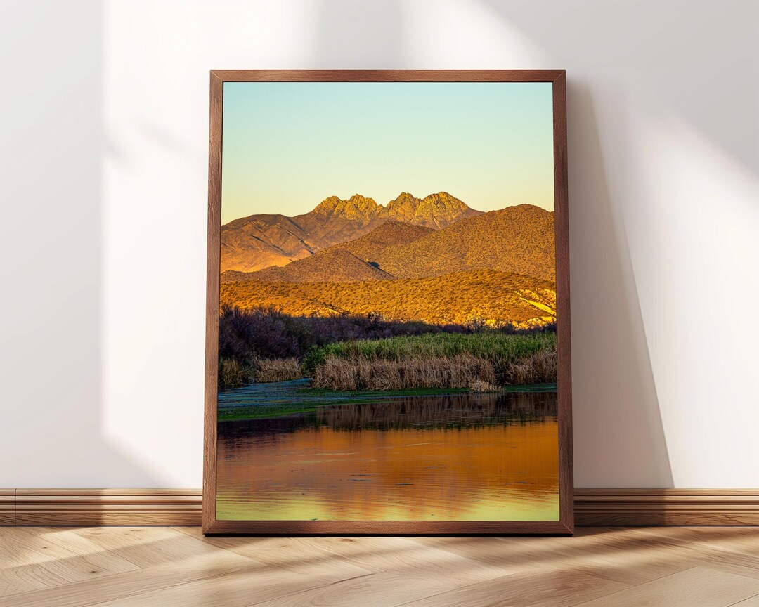 Four Peaks Arizona Landscape Photography Print (digital Download) - Etsy