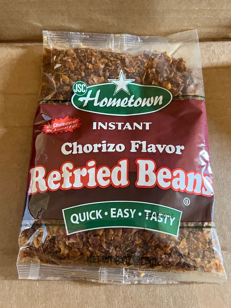 Hometown Instant Refried Beans (chorizo Flavor) - Etsy