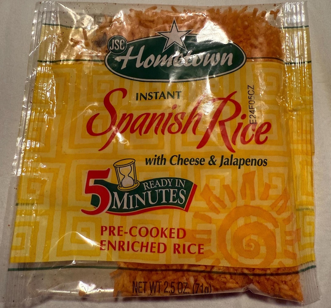 JSC Hometown Instant Spanish Rice With Cheese & Jalapeños (2.5oz) - Etsy