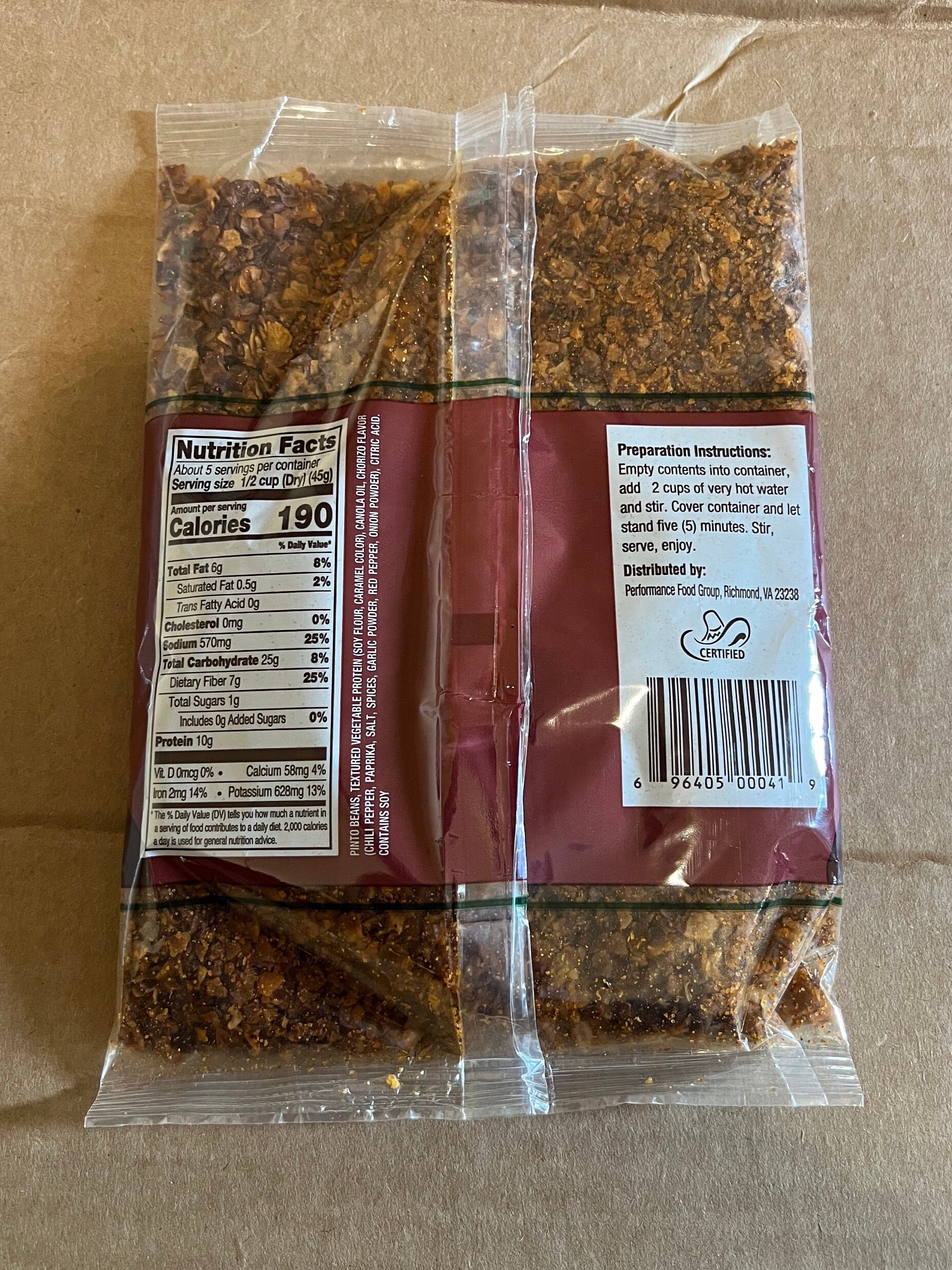 Hometown Instant Refried Beans (chorizo Flavor) - Etsy