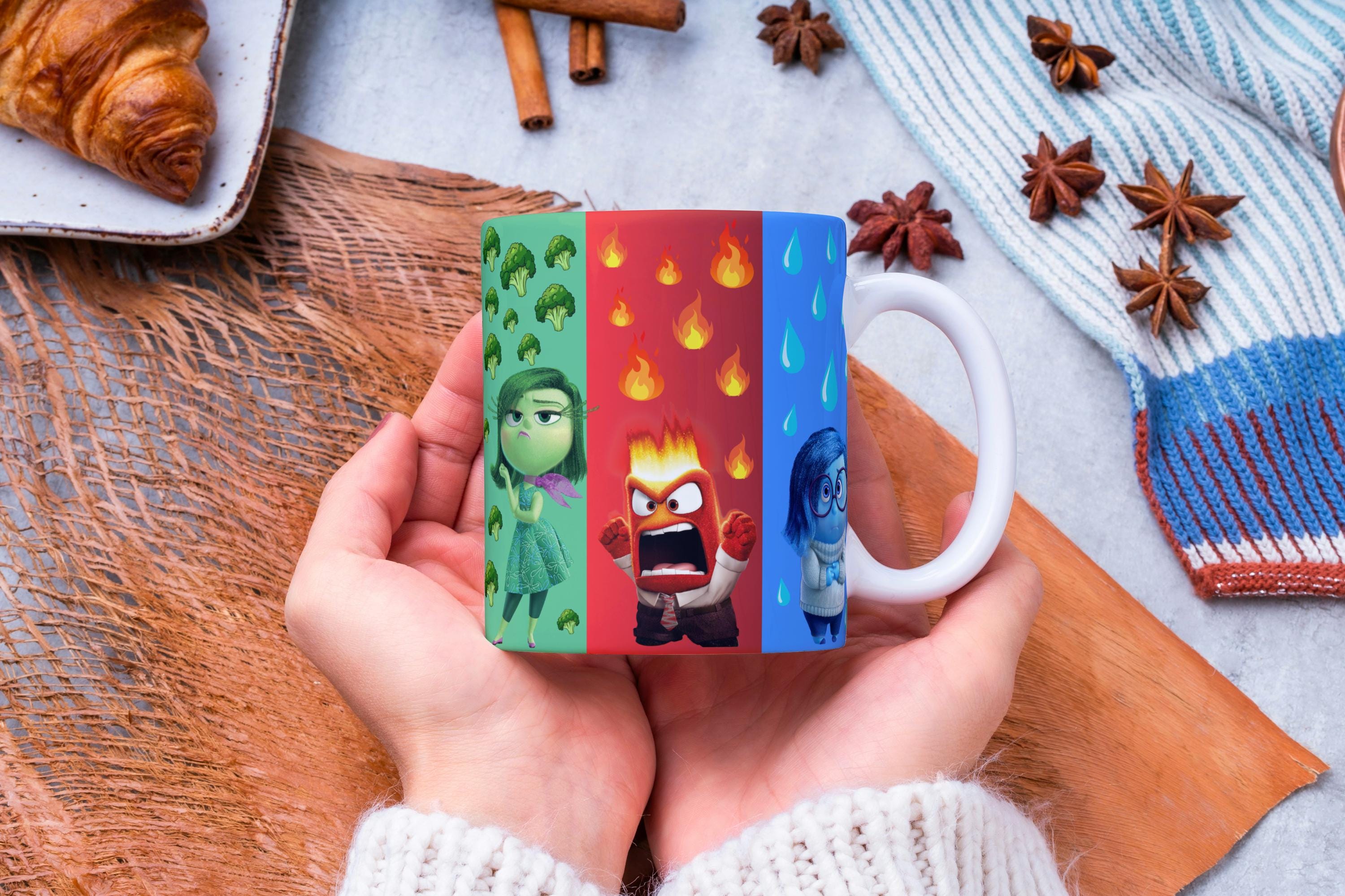 INSIDE OUT 11oz MUG, Cartoon Emotions 11oz, 11oz Mug Template Design ...