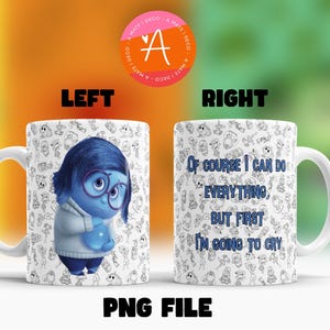 INSIDE OUT 2 11oz MUG, Cartoon Emotions 11oz, 11oz Mug Template Design ...
