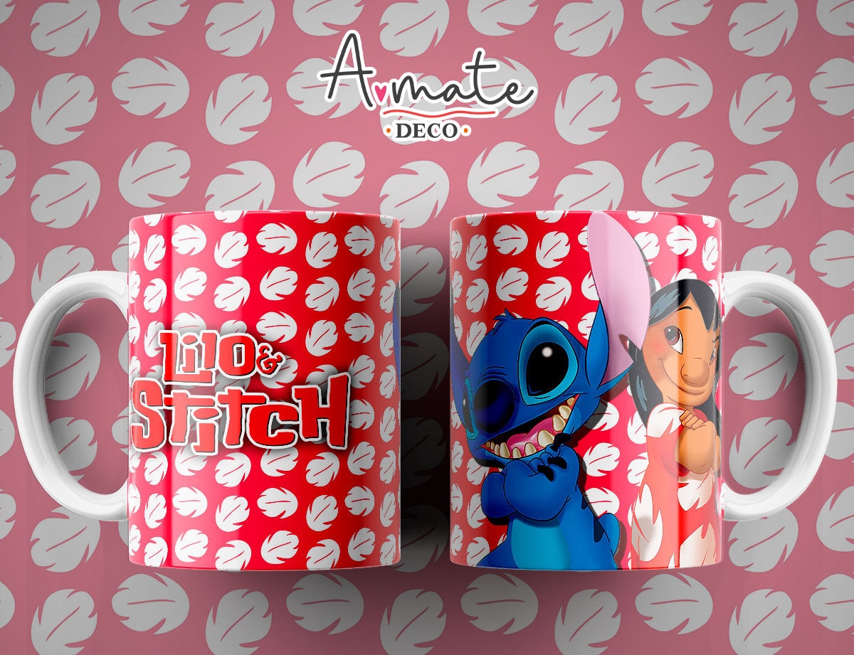 Mug Stitch, Cartoon Mug Design, Mug Wraps - 11-15oz Mugs - Sublimation ...