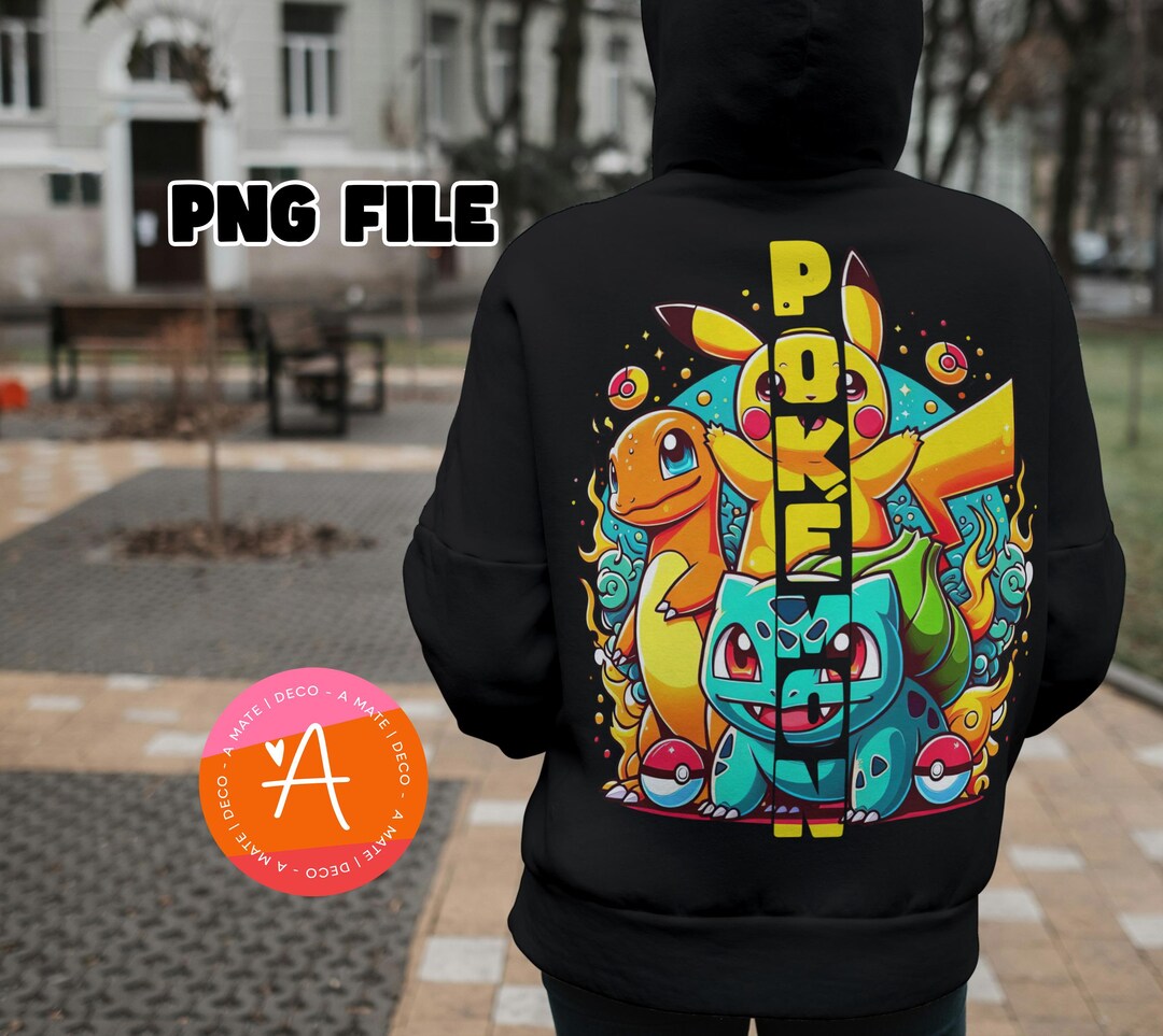 Pokemon PNG, Pikachu, Pokemon Clipart, 300 Dpi, Pokemon Hoodie, Pokemon ...