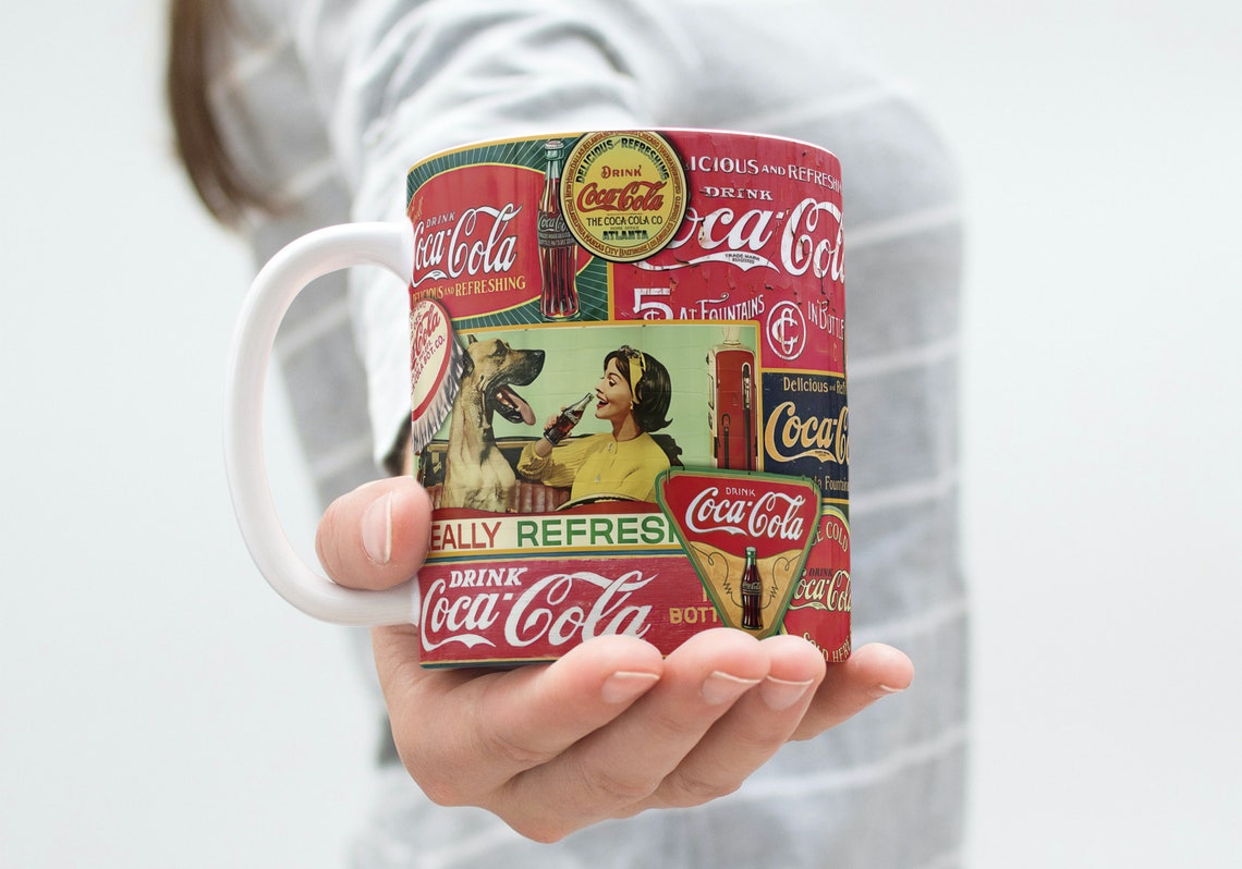 Coca-cola Mug Sublimation, Coca-cola Mug Wrap, 11oz Design, 11oz Mug ...