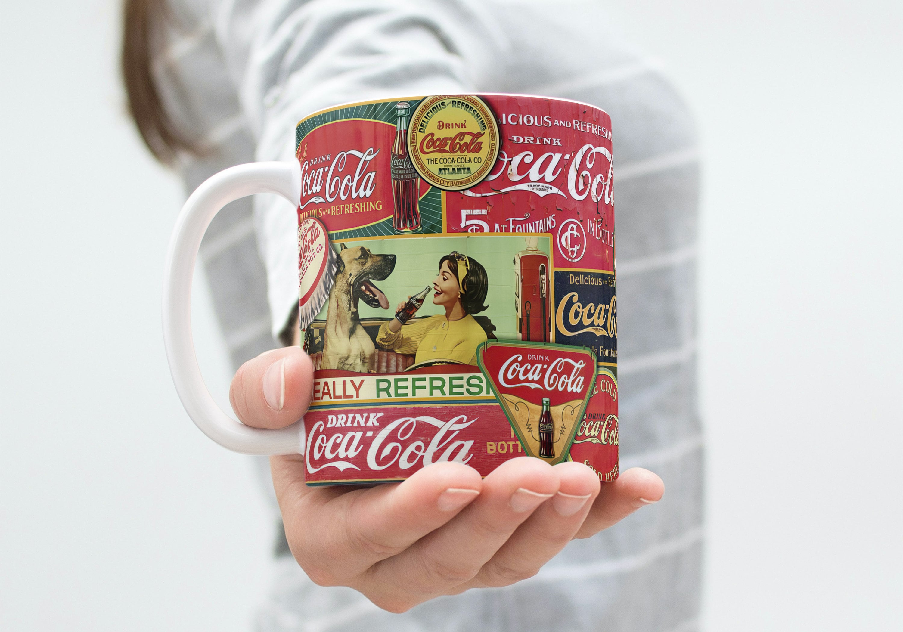 Coca-cola Mug Sublimation, Coca-cola Mug Wrap, 11oz Design, 11oz Mug ...