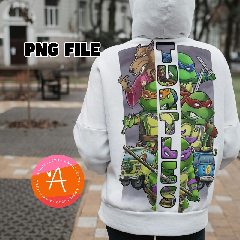 Neon Ninja Turtles Png - Etsy