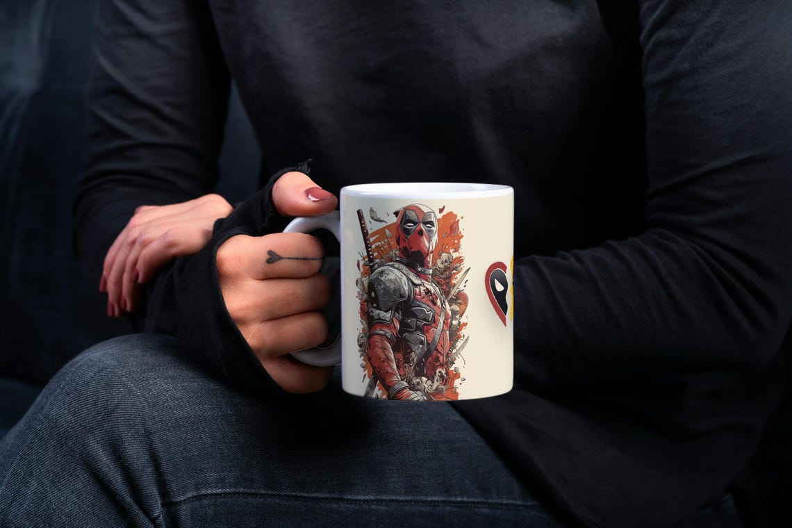 Deadpool and Wolverine Mug Design, Deadpool Mug, Wolverine Png File ...