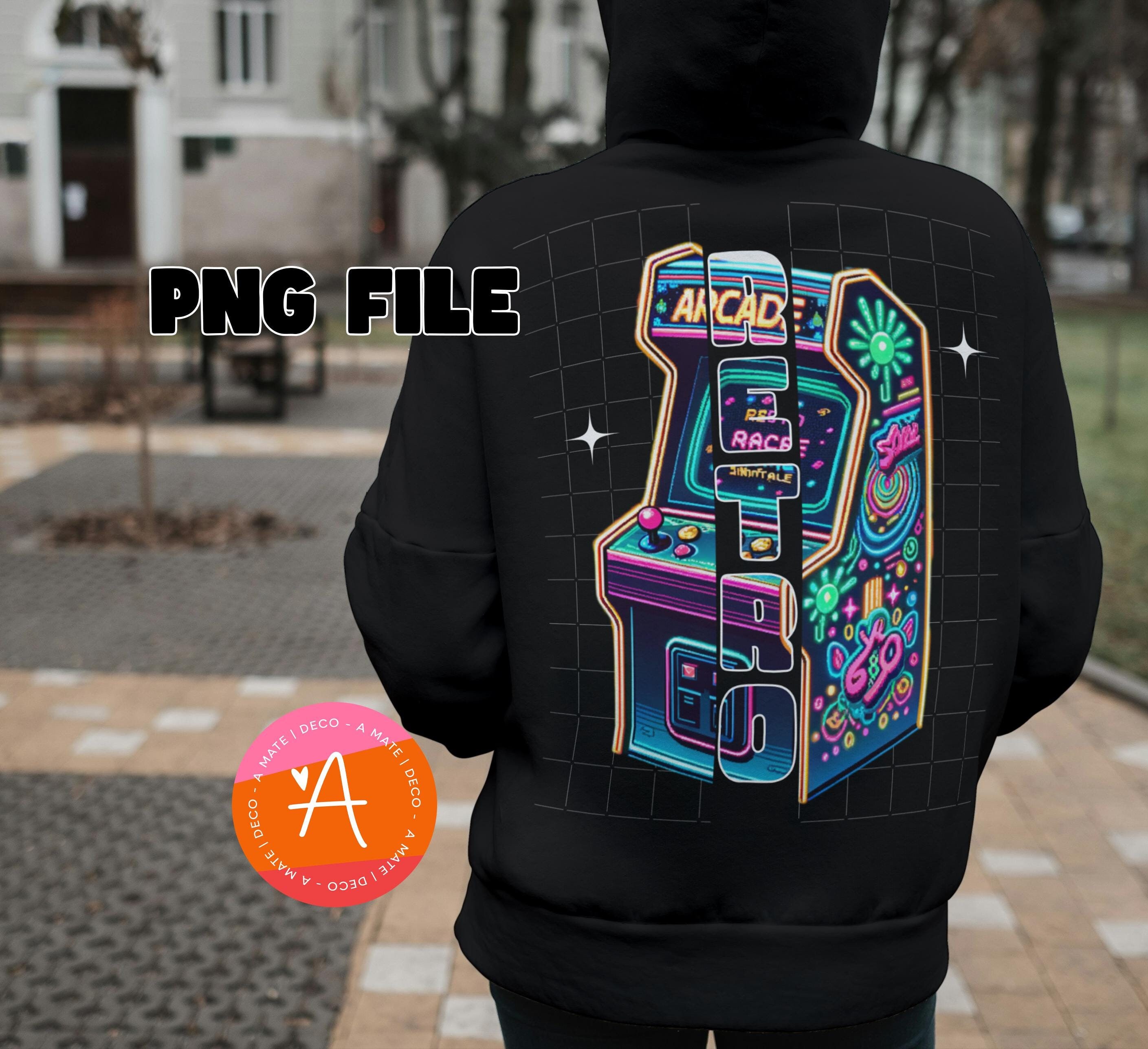 Retro Game PNG, Arcade, Retro Clipart, High Resolution 300 Dpi, Retro ...