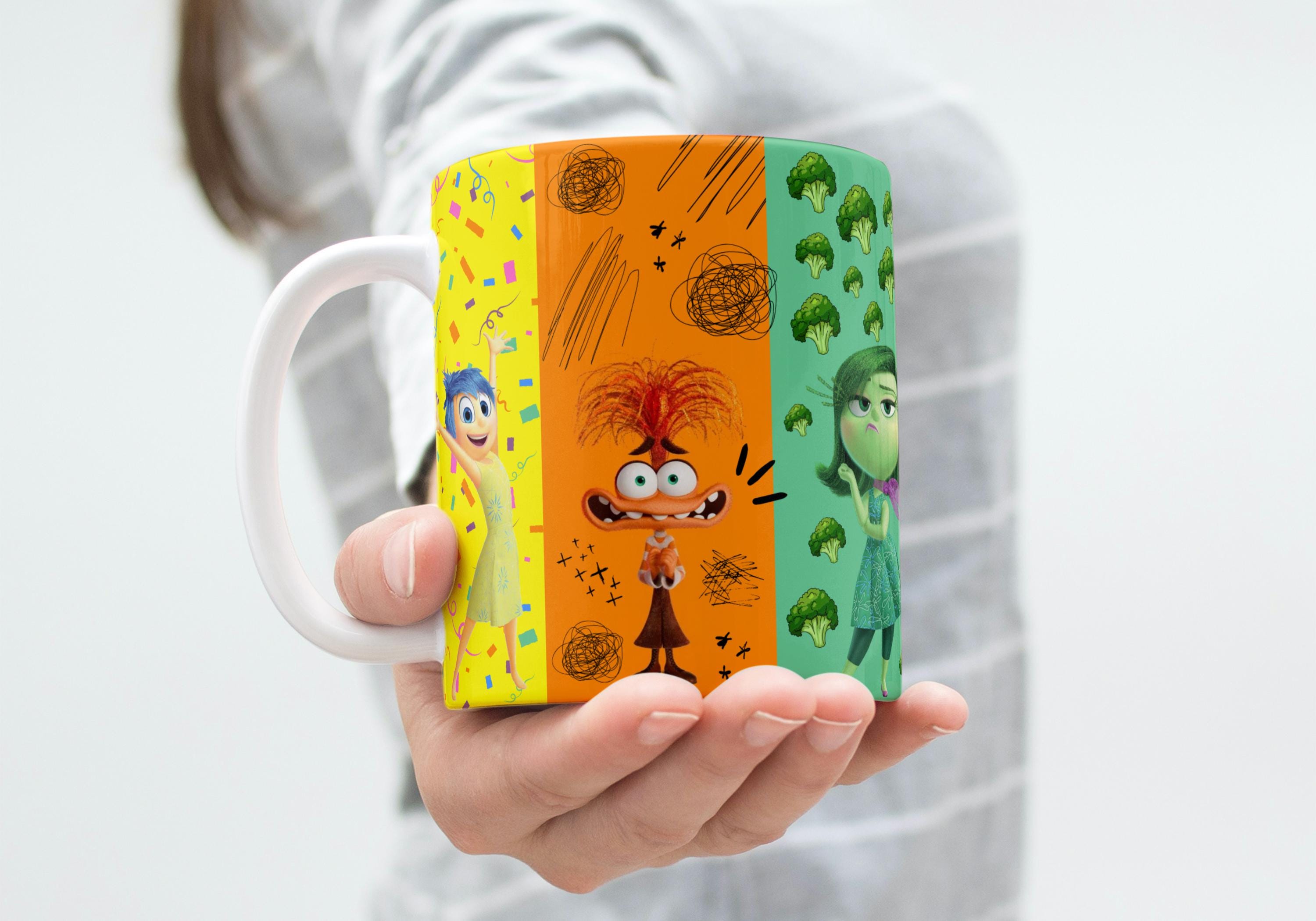 INSIDE OUT 11oz MUG, Cartoon Emotions 11oz, 11oz Mug Template Design ...