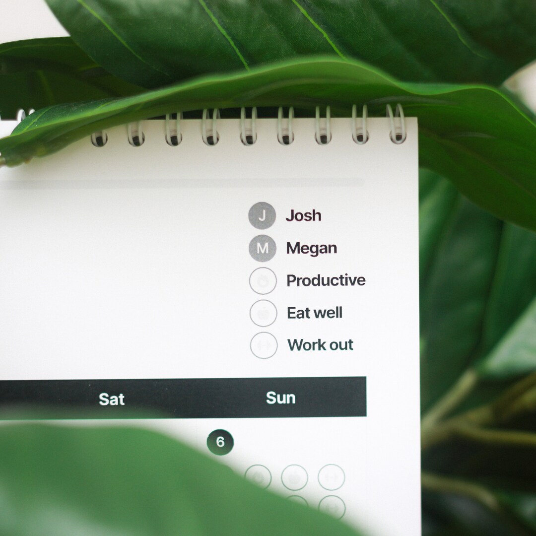 Habit Tracker Wall Planner Customizable - Etsy