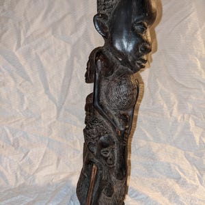 Vintage Family Tree Makonde Tribe Ebony Wood Carving - Etsy