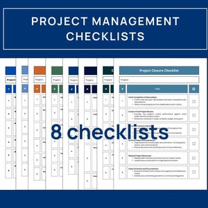 Collection of 8 Project Management Checklists - Project Planning ...