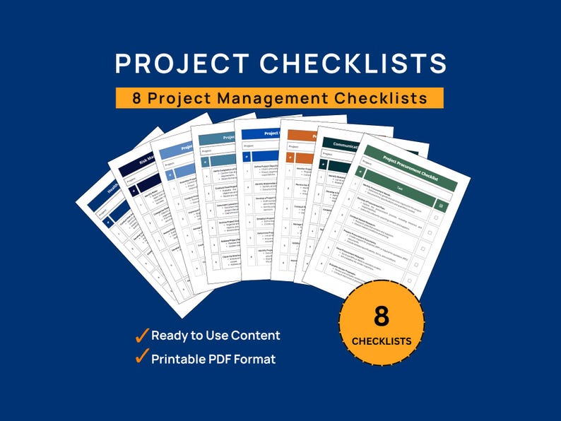 Project Checklists: 8-step Guide (PDF) | Construction Template Tools ...