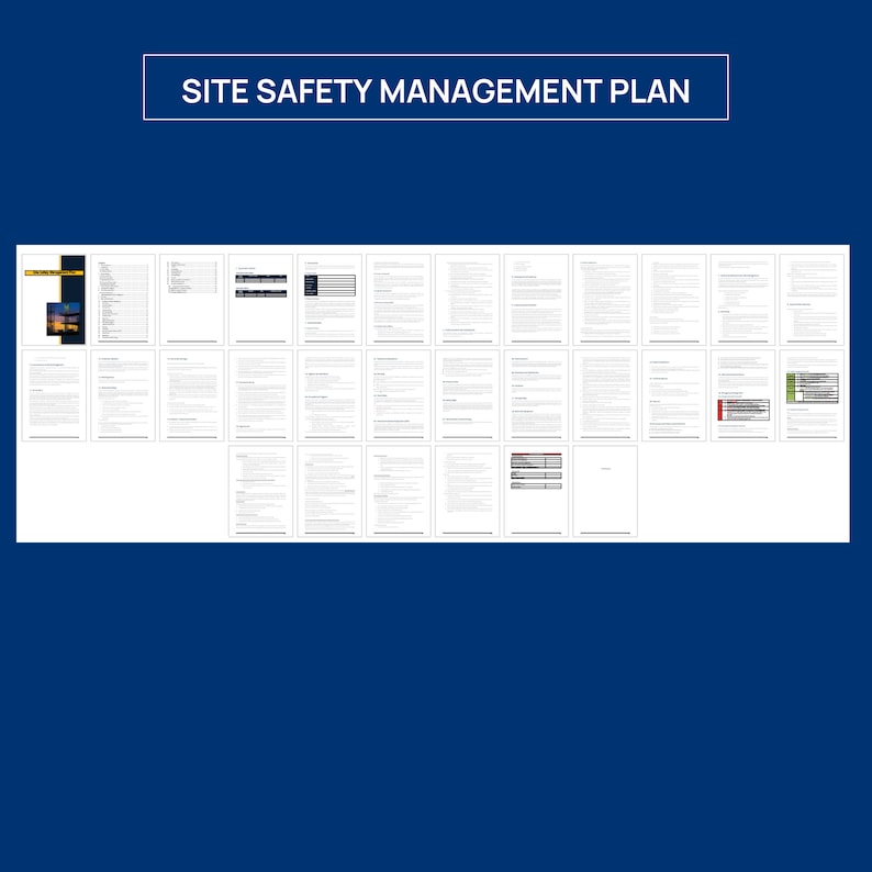 Safety Management Plan Template | Risk Management | Health and Safety ...