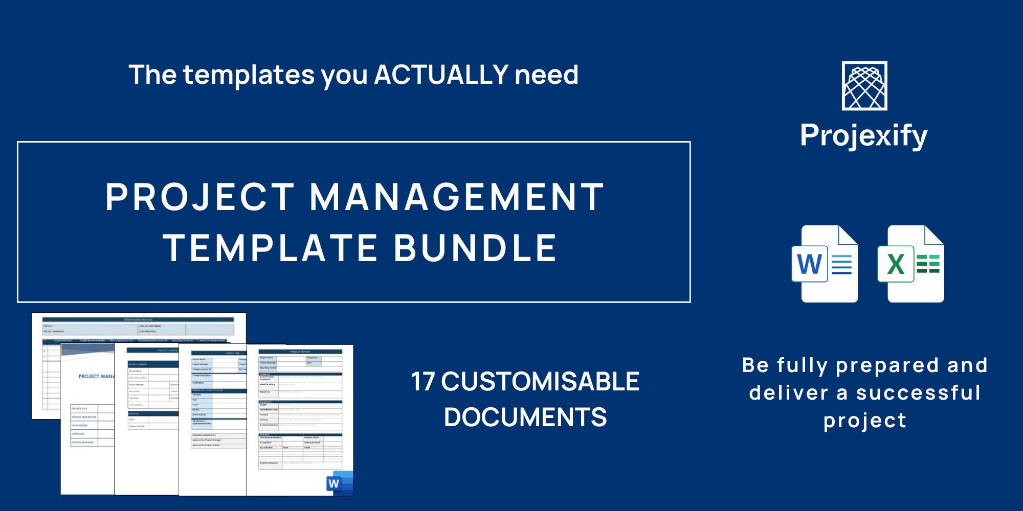 Project Management Templates Bundle PMP Budget, Schedule, Risk ...