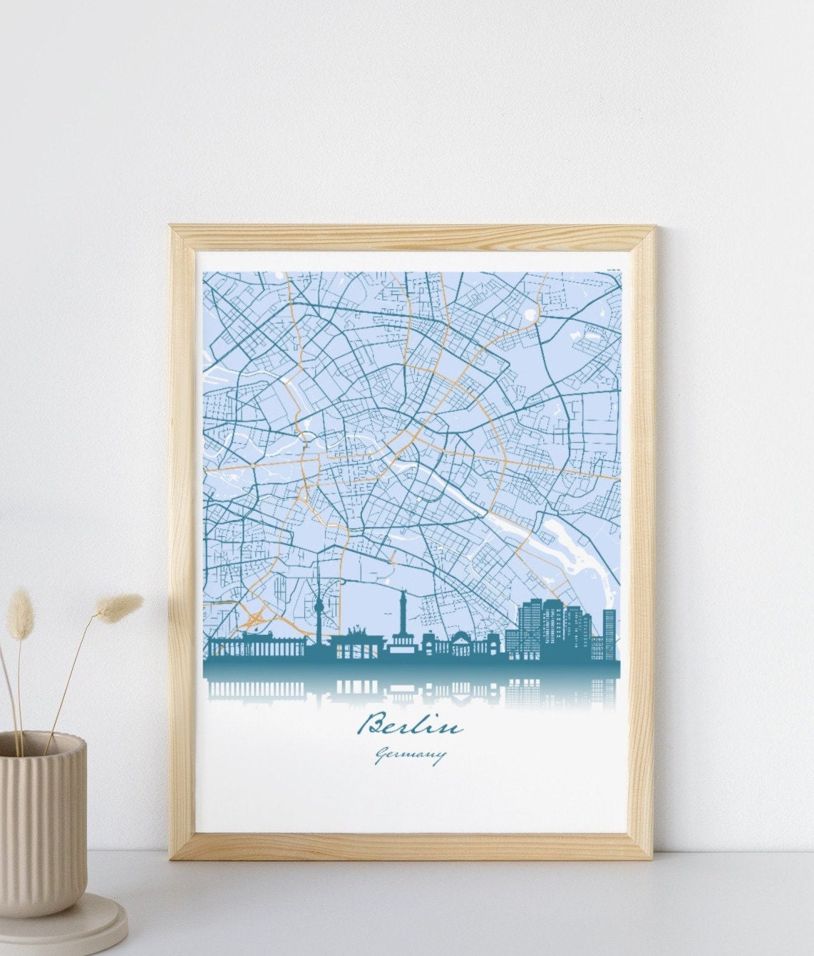 Digital Download City Map, City Map, Digital Wall Art, Map Art, Digital Print, Downloadable Map ...
